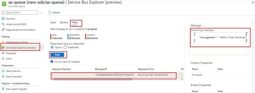 How to Send & Read Messages with Azure Service Bus Queues in Azure Functions